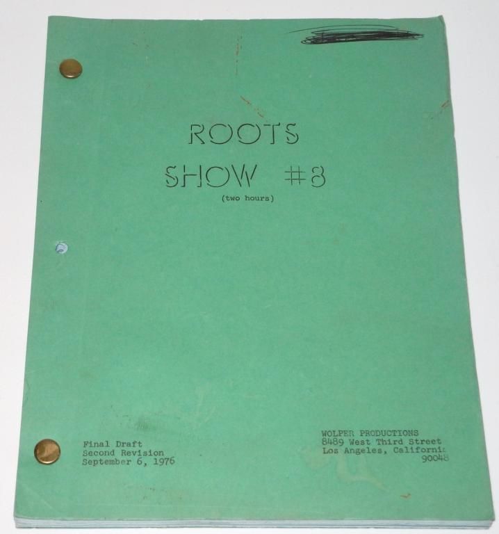 ROOTS #8 Final Draft TV Miniseries Scripts