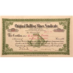 Bullfrog, Original Mines Syndicate Stock