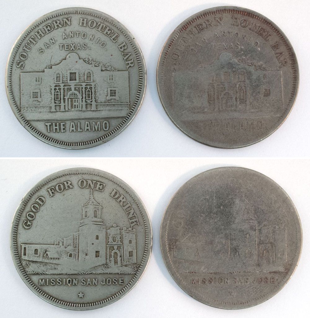 Southern Hotel Bar Tokens