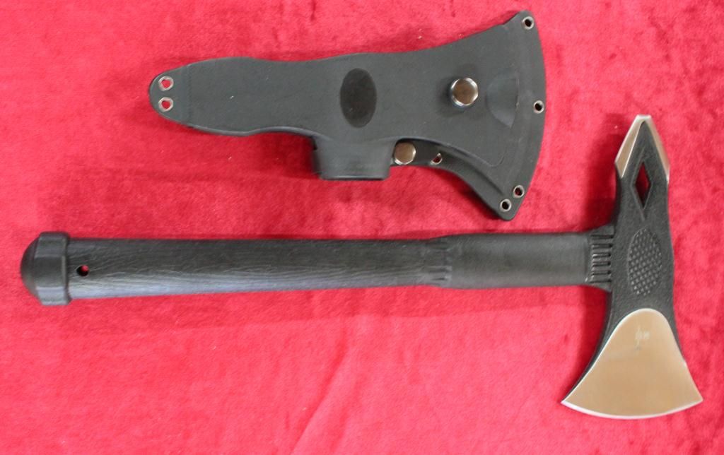 Stainless Steel Bladed Tomahawk W/ Plastic Handle