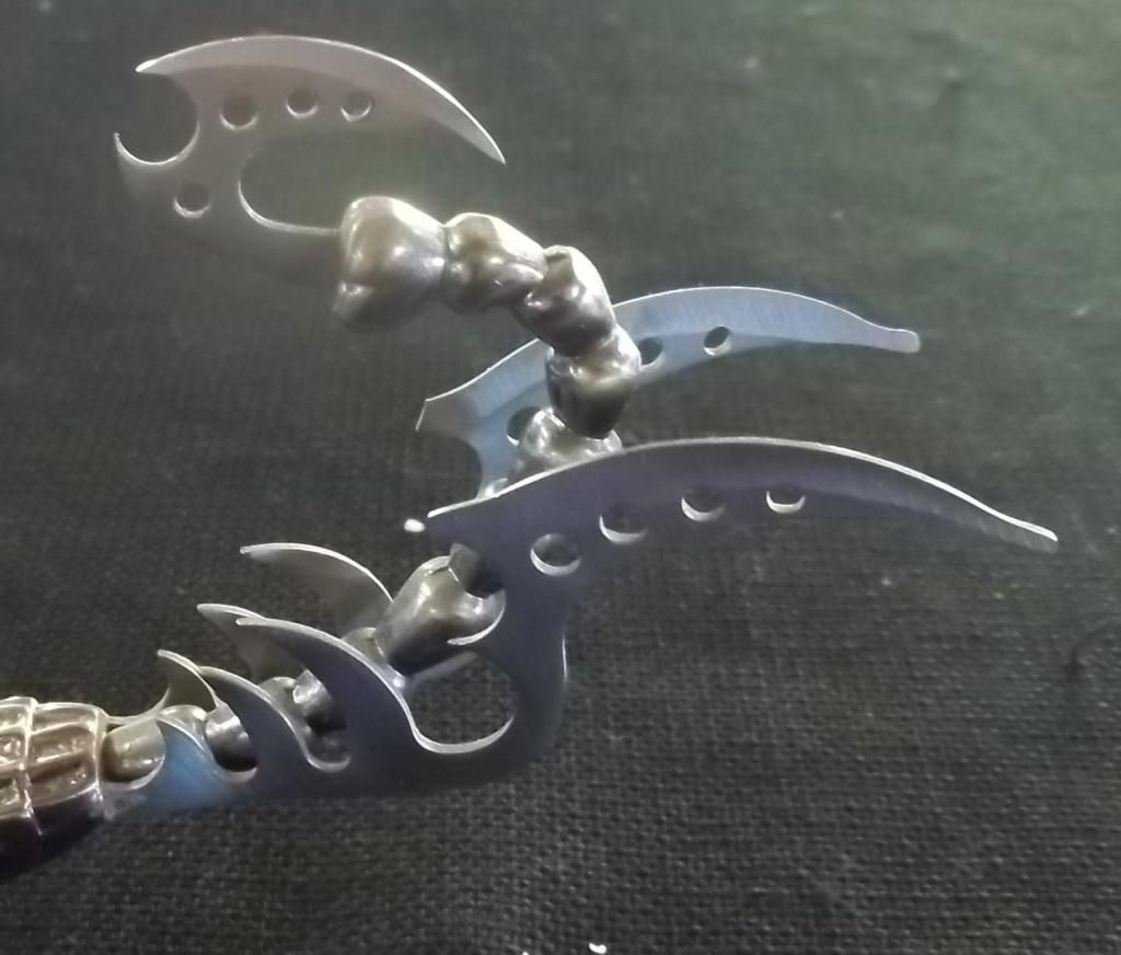 Emblazon Of Knife Stainless Steel Scorpion W/