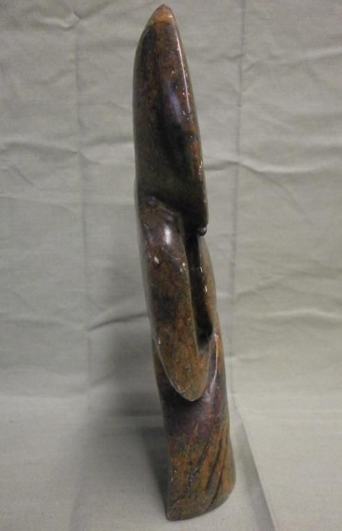 Shona Zimbabwe Abstract Sculpture - Mother & Child