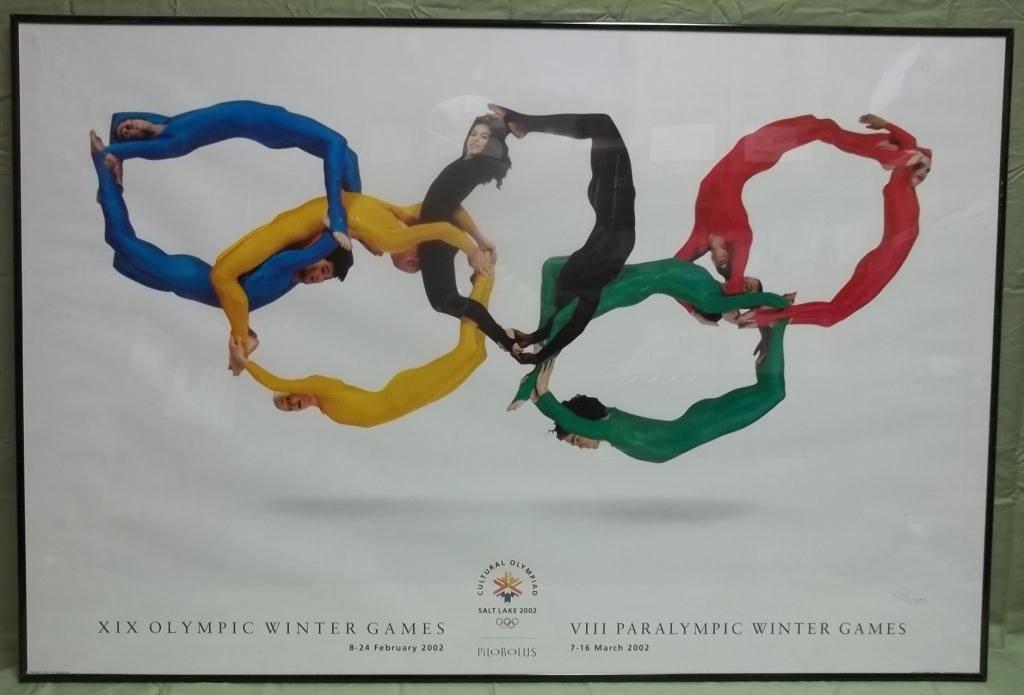 2002 SLC Winter Olympics Pilobolus Poster