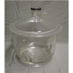 Large Pyrex Glass Desiccator
