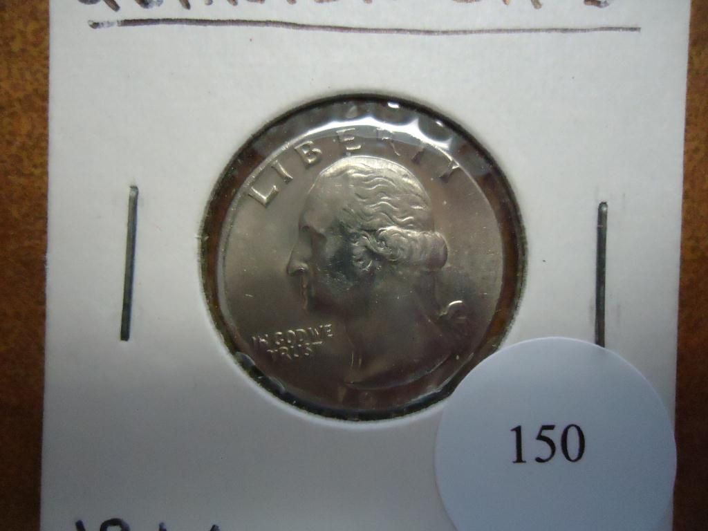 ERROR 1966 WASHINGTON QUARTER ON NICKEL PLANCHET