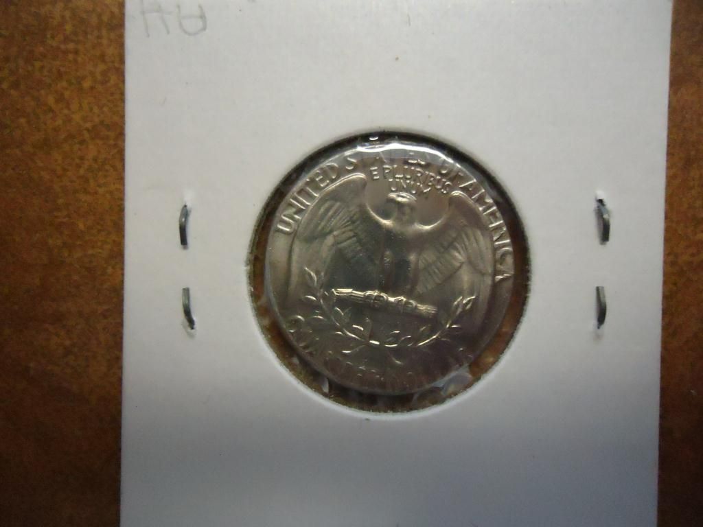 ERROR 1966 WASHINGTON QUARTER ON NICKEL PLANCHET
