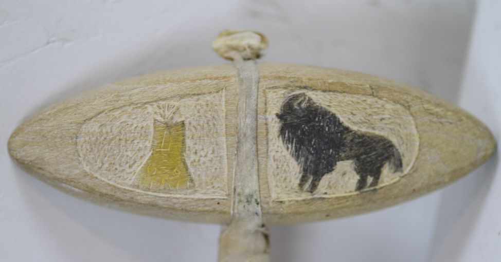 Antique Indian Carved War Mallet