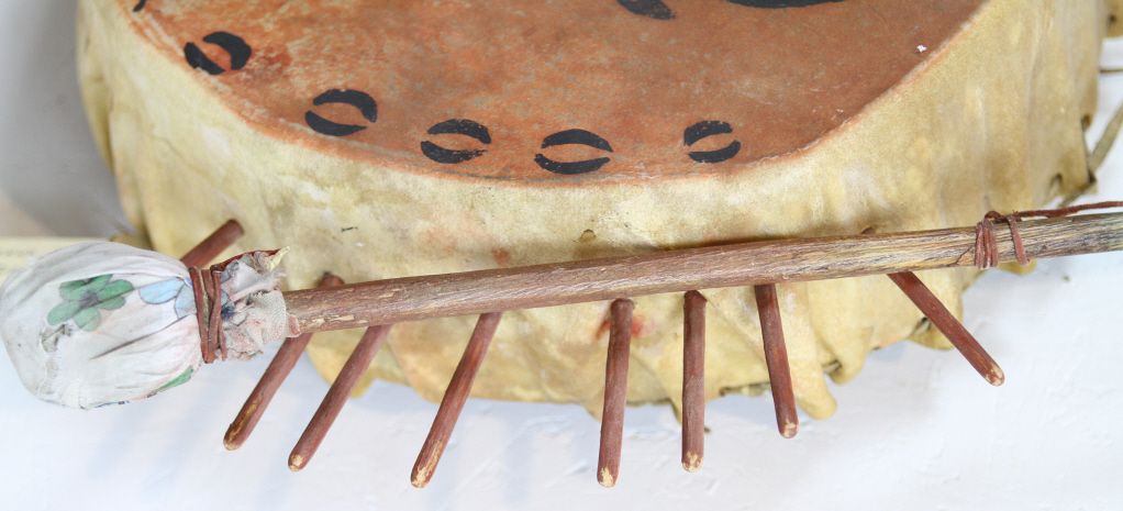 Cheyenne Ghost Bull Curing Drum