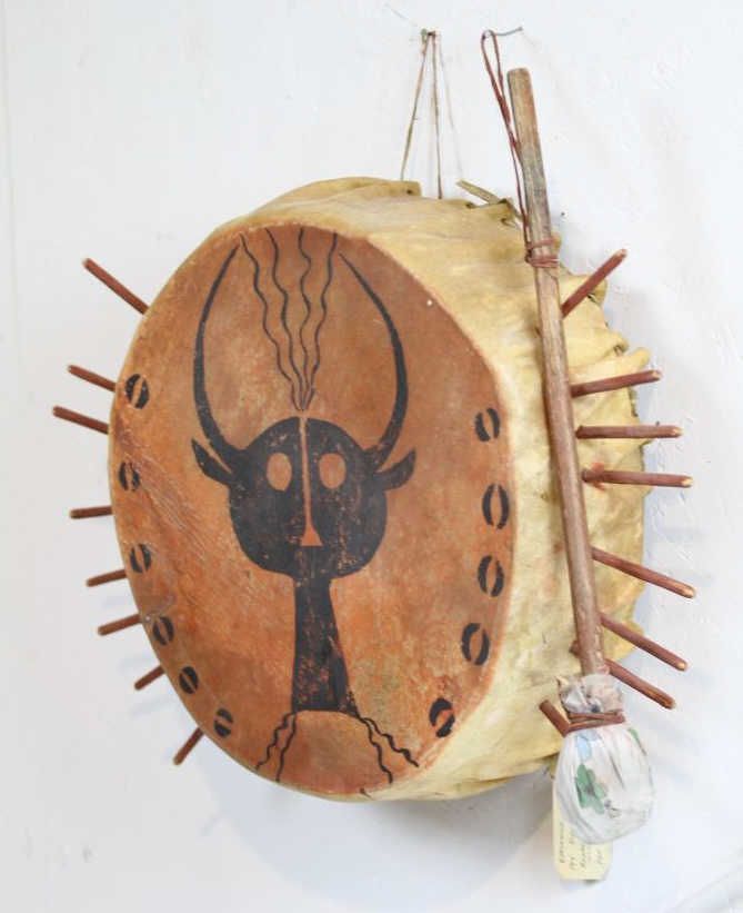 Cheyenne Ghost Bull Curing Drum