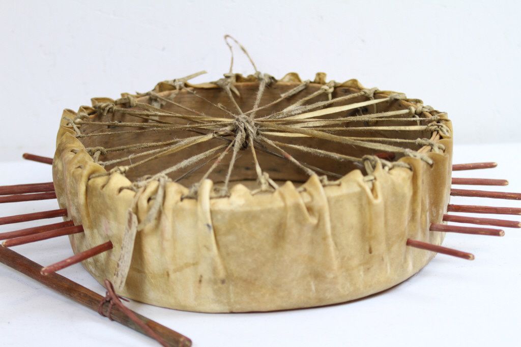 Cheyenne Ghost Bull Curing Drum