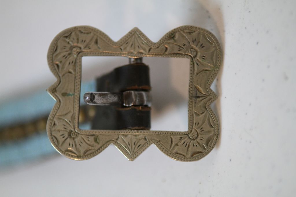 Hopi Indian US Police Badge and Belt.