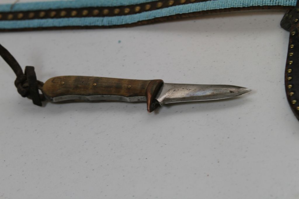 Hopi Indian US Police Badge and Belt.