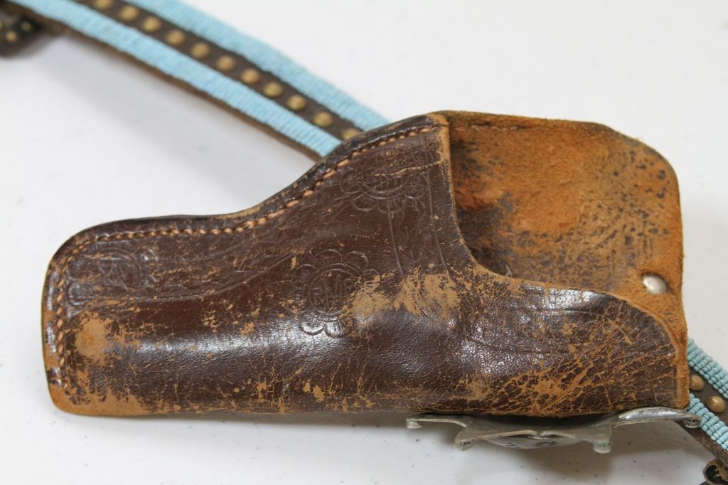 Hopi Indian US Police Badge and Belt.