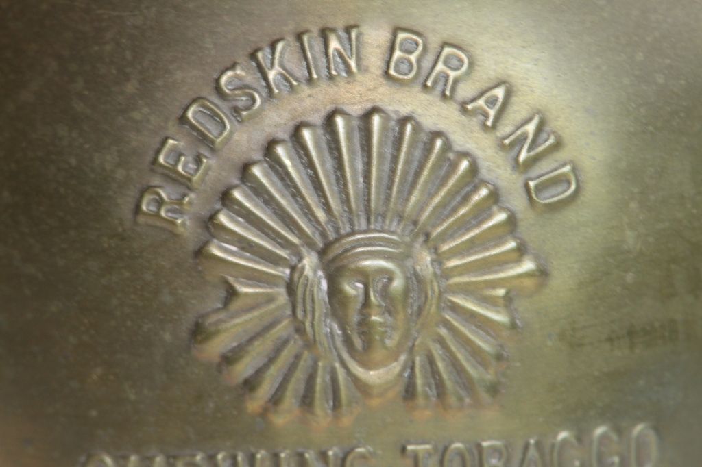 Redskin Brand Chewing Tobacco Spittoon
