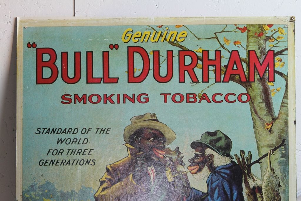 "Bull" Durham Black Americana Sign