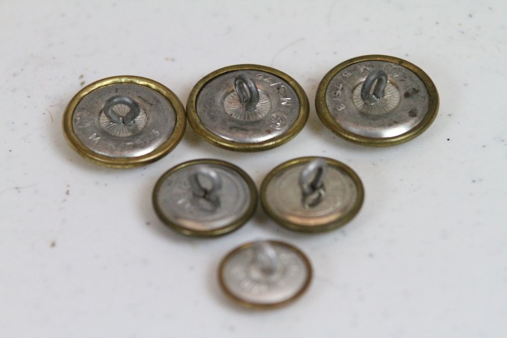 6 Nazi Uniform Buttons