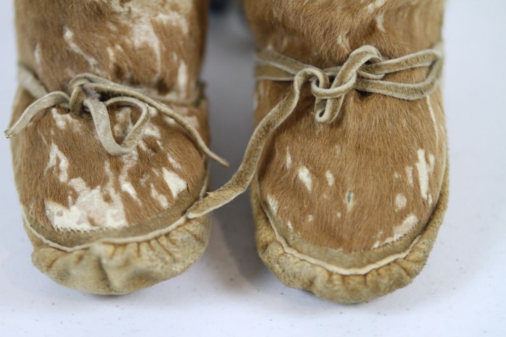 Inuit Eskimo Seal Skin Child's Mukluks