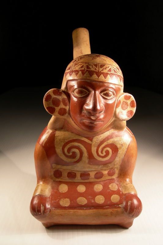 Pre Columbian Moche Lord Figure
