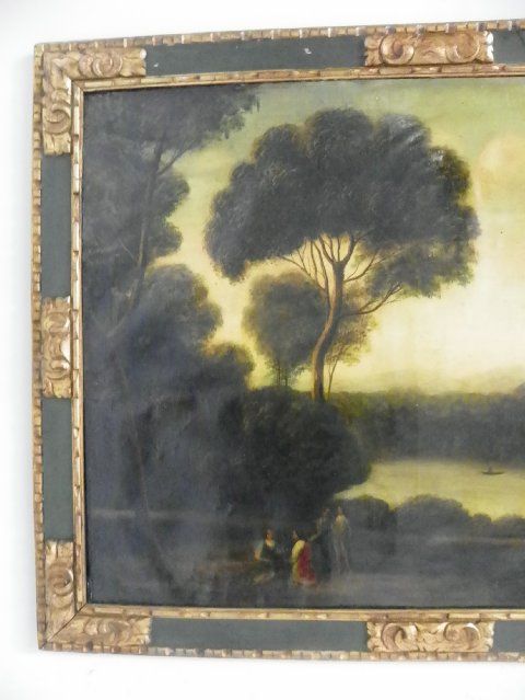 Old master oil painting "Italian Landscape"