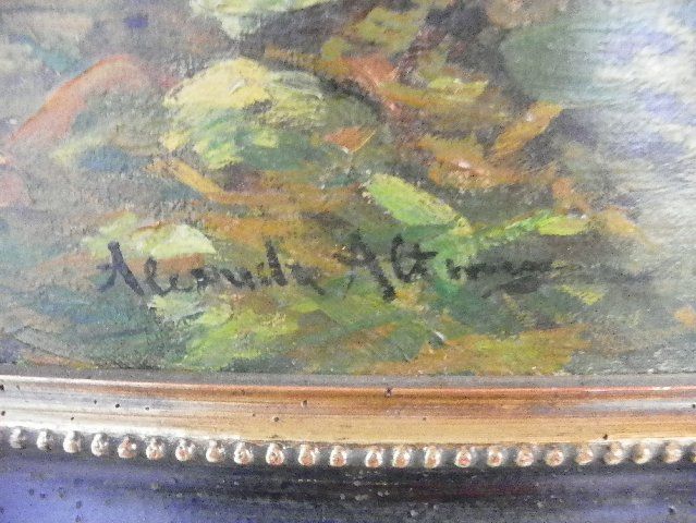 Oil painting signed Alexander Altman