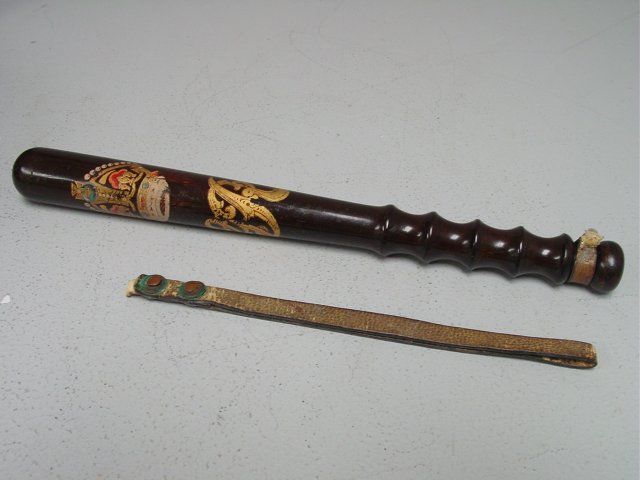 19th c. English billy club or truncheon