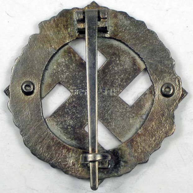 GERMAN NAZI ENAMELED SA BADGE