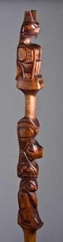Northwest Coast native chief Talking Stick