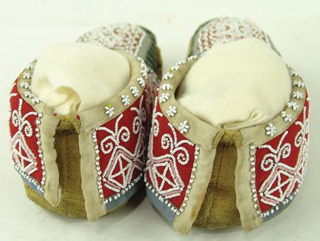 Micmac Beaded Moccasins