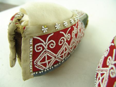 Micmac Beaded Moccasins