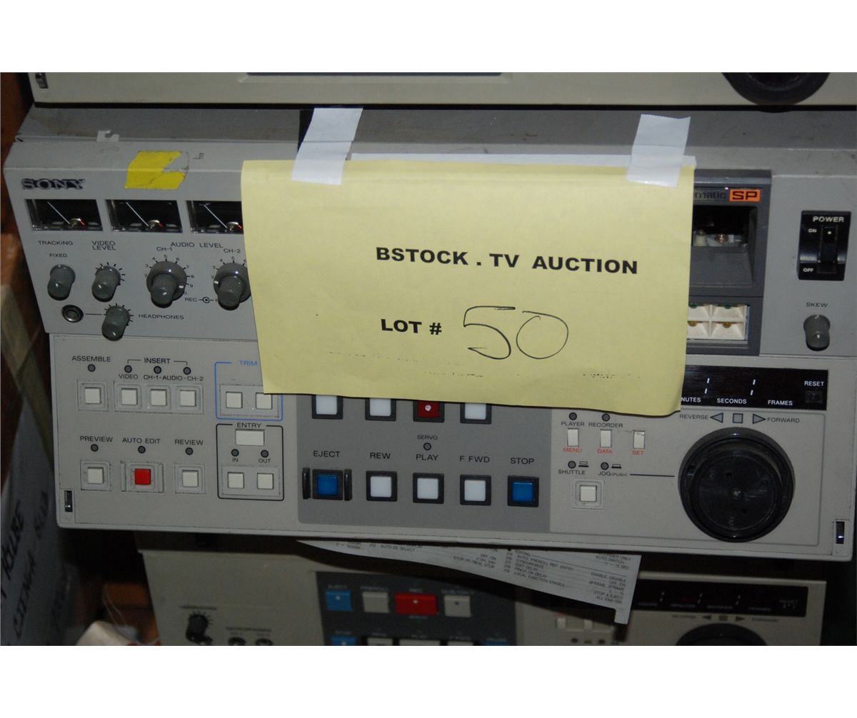 Sony BVU-950 Video Cassette Recorder