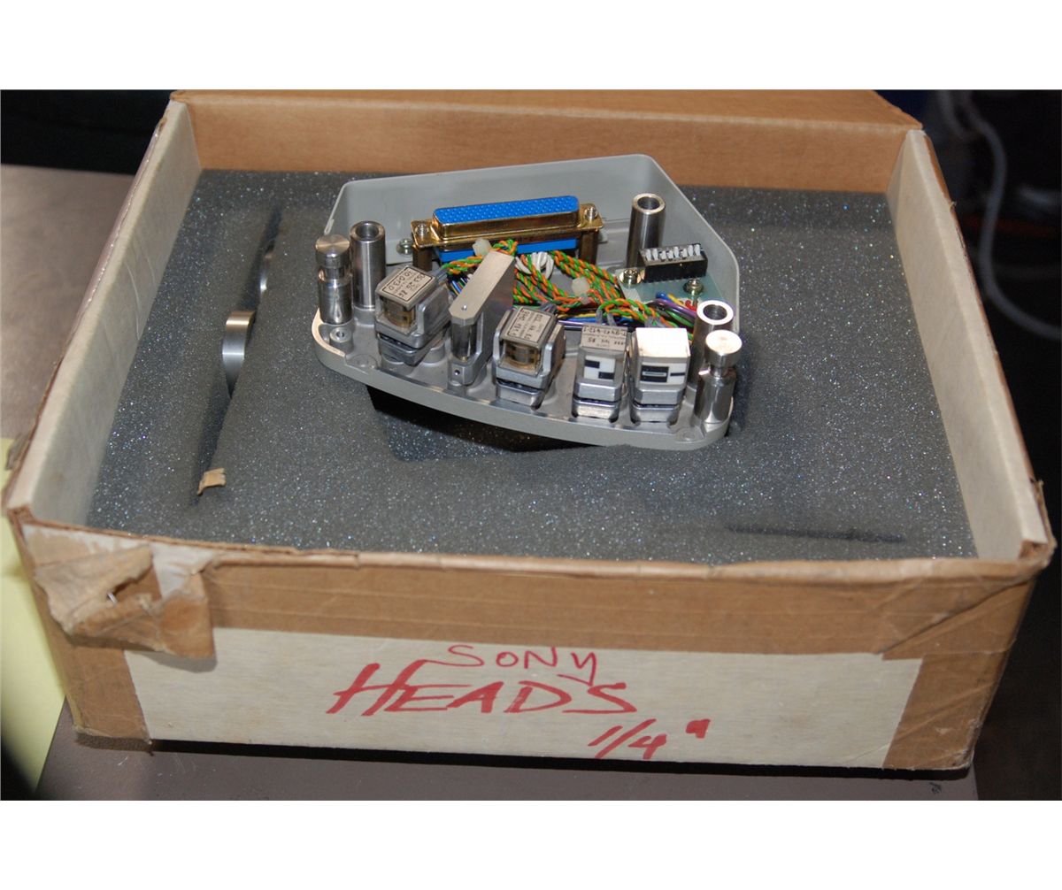 Sony APR 5003 Tape Recorder 1/4" Head Assembly w/ Guides