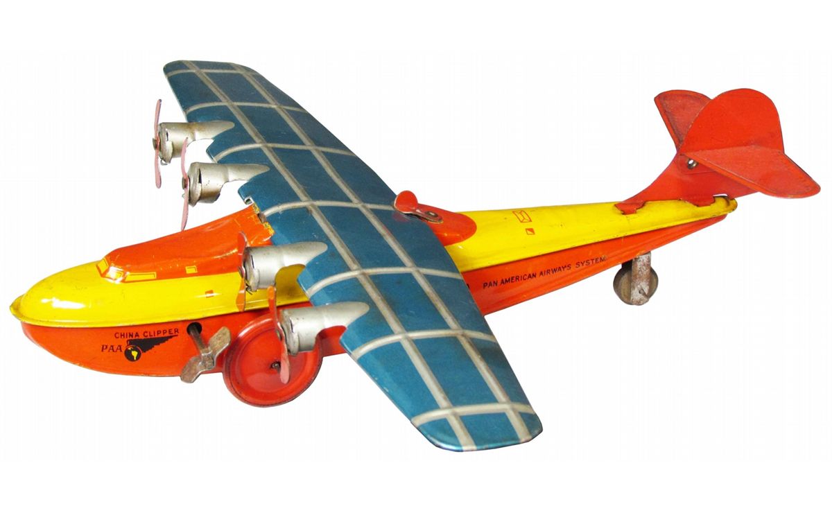 J. Chein "China Clipper" Tin Litho Toy