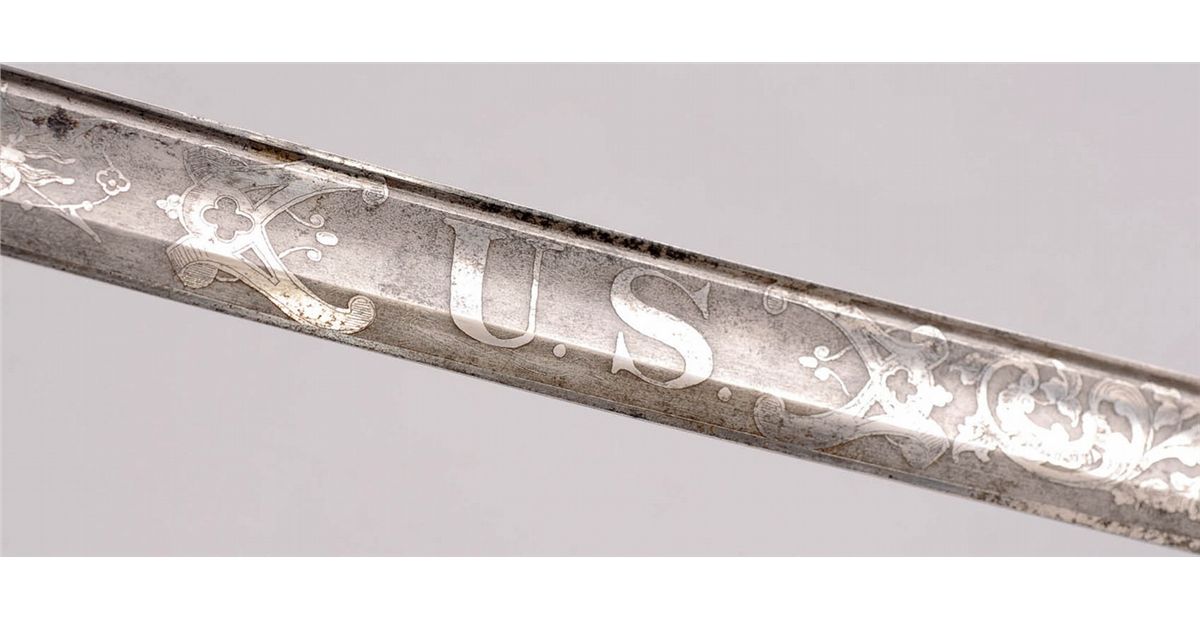 Civil War Officer's Sword, by Tiffany & Co.