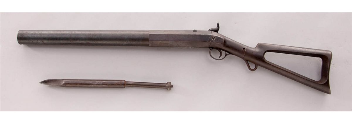 American Whaling Gun, by C.C. Brand, Norwich, CT