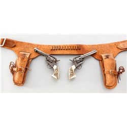 Two-Gun Colt Gunfighter's Fastdraw Rig