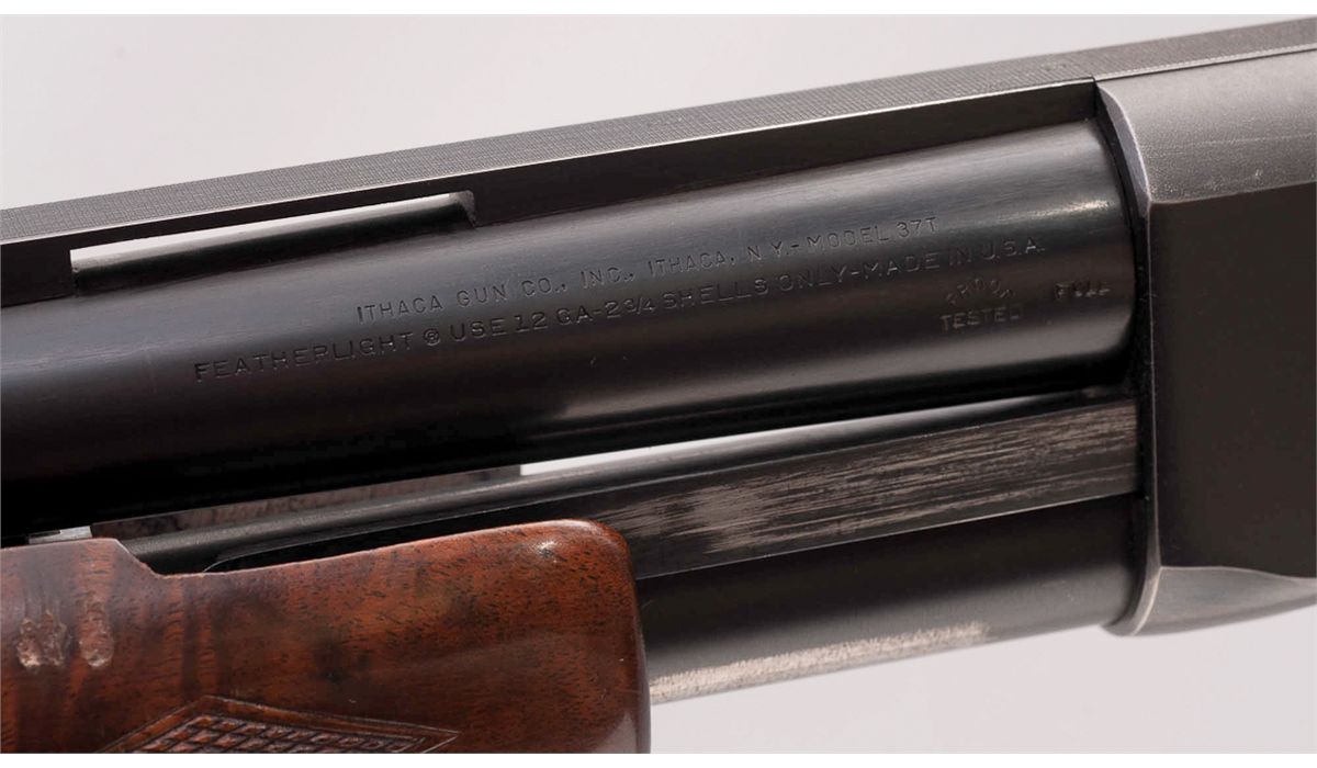 Ithaca Model 37T Ftrlt. Pump Shotgun