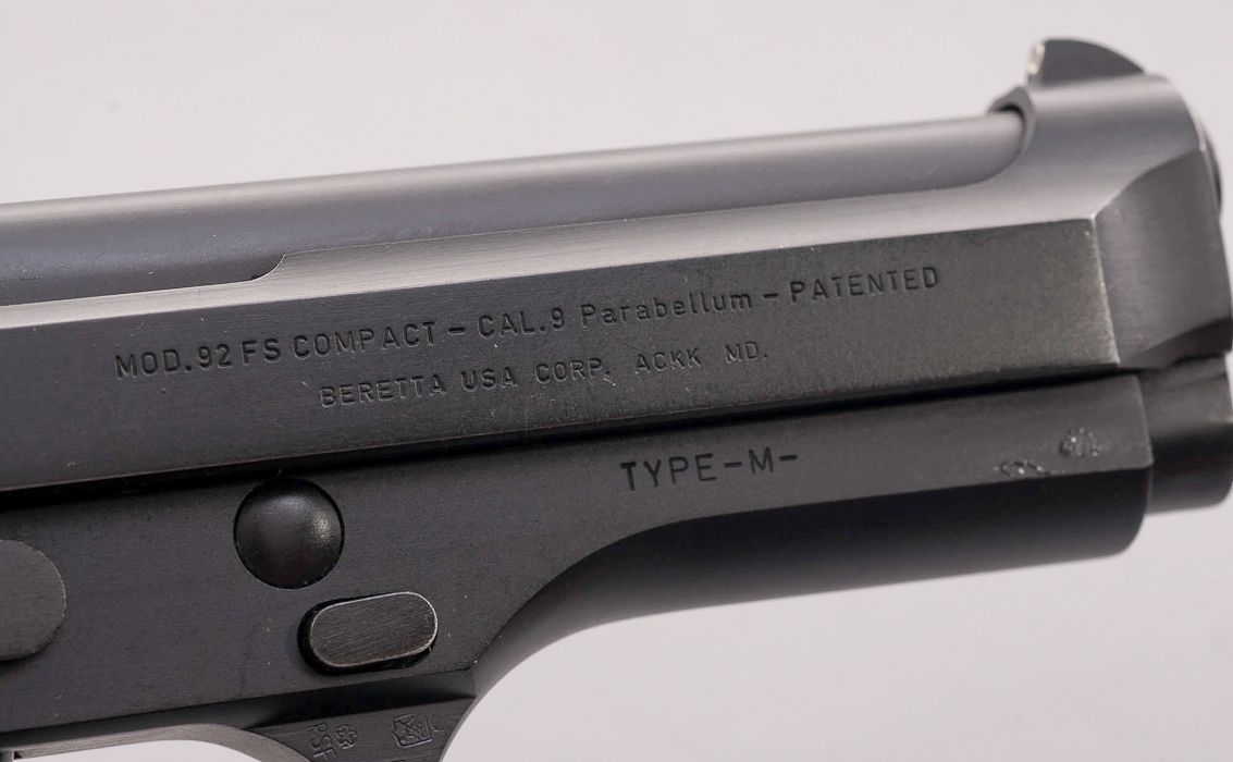 Beretta Model 92FS Compact SA Pistol, Type-M