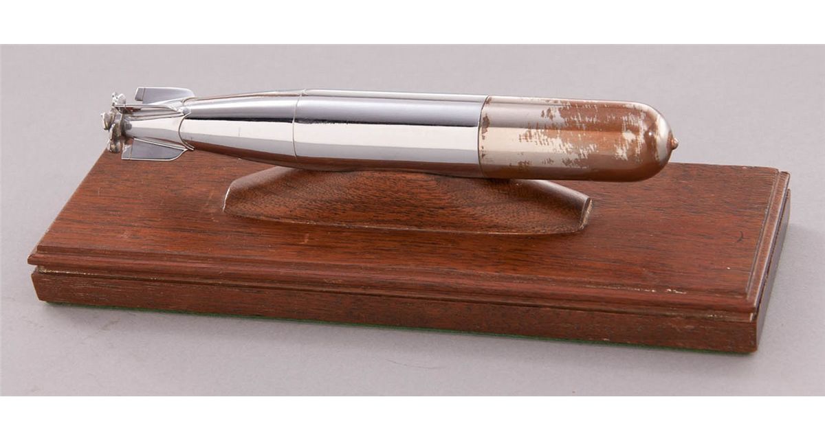 WWII Era Machinist Made Torpedo Trophy
