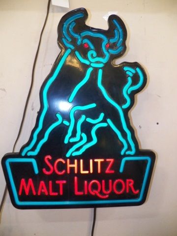 Schlitz Malt Liquor Sign