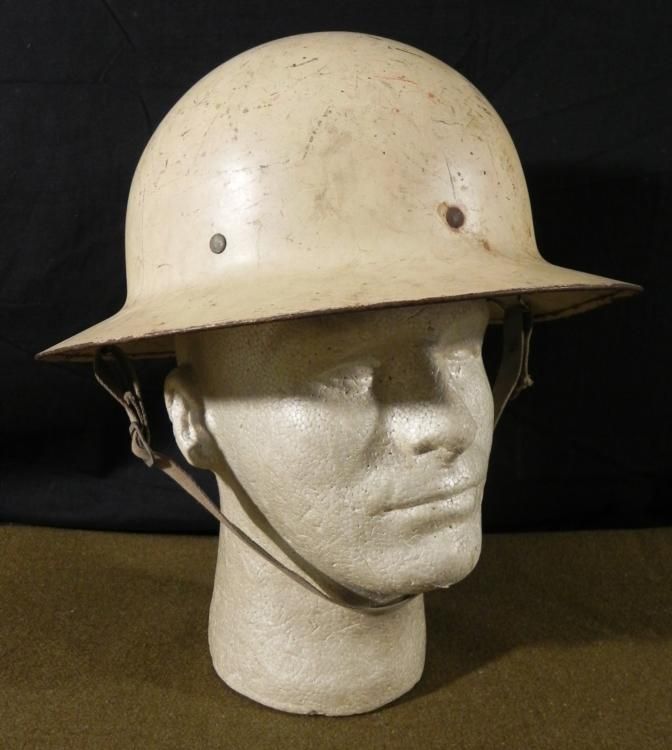 U.S. CIVIL DEFENSE HELMET-WWII--MKD "US GOVT OCD