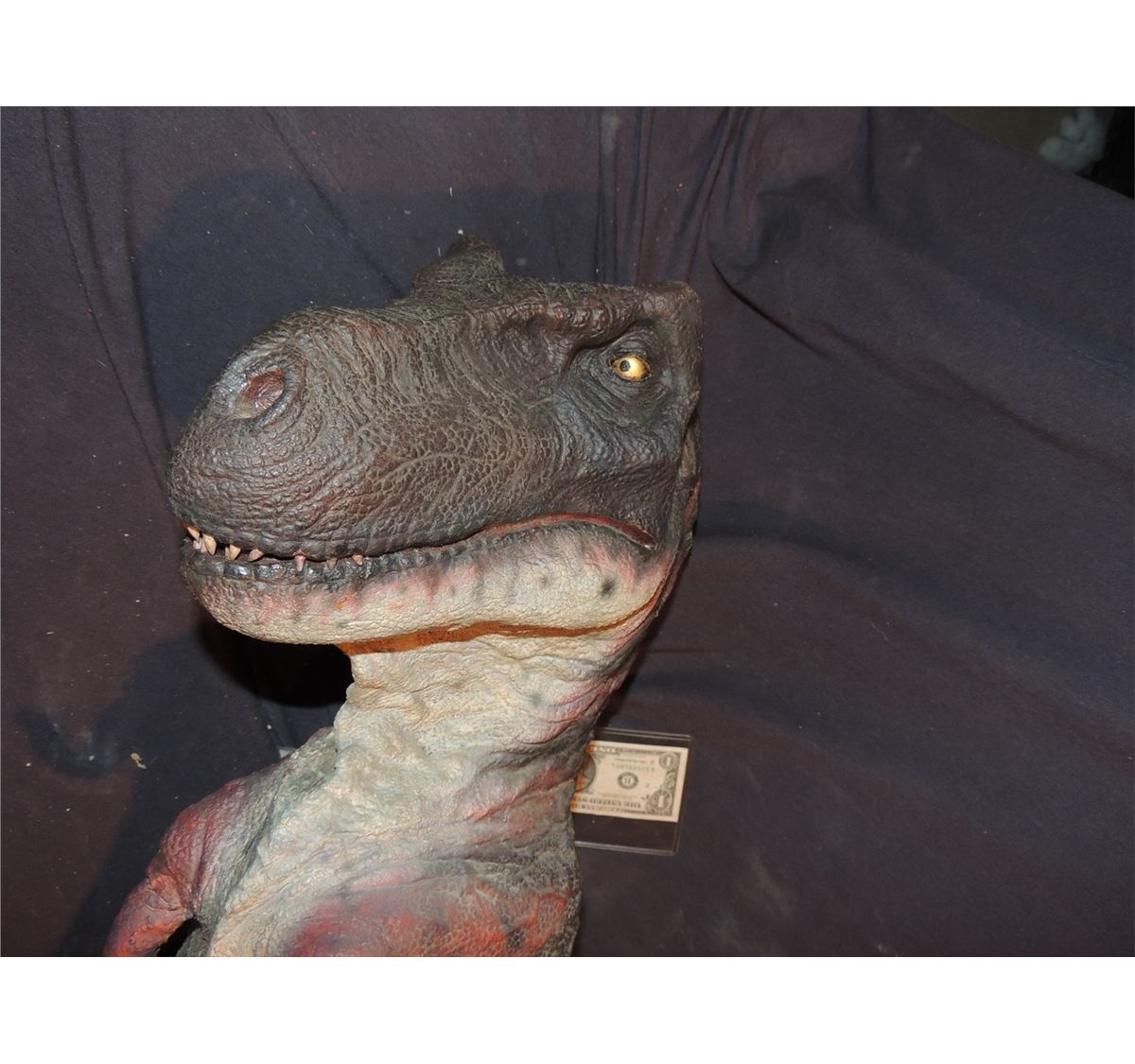 CARNOSAUR T WRECKS DINOSAUR PUPPET JOHN BUECHLER F/X SHOP LIQUIDATION