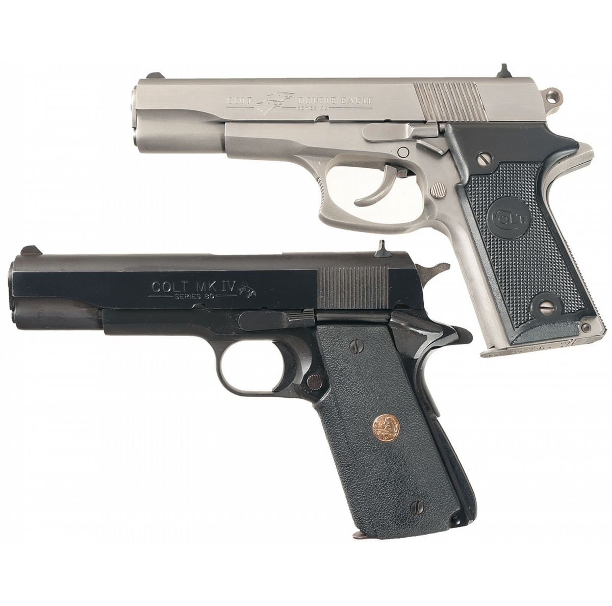 Two Colt Semi-Automatic Pistols