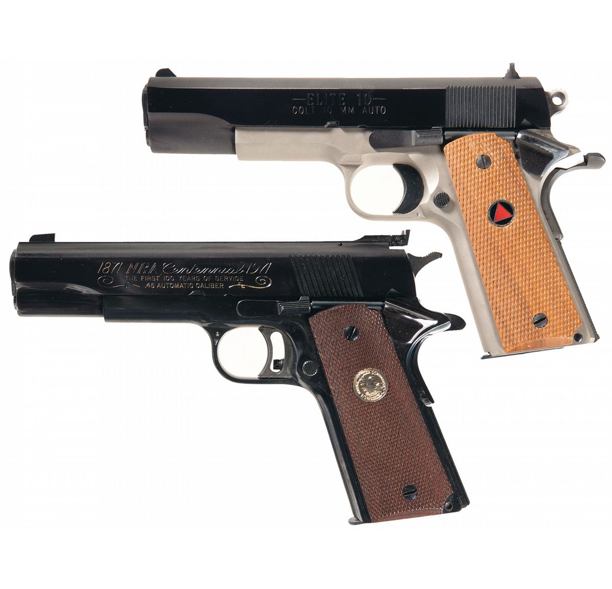 Two Colt Semi-Automatic Pistols