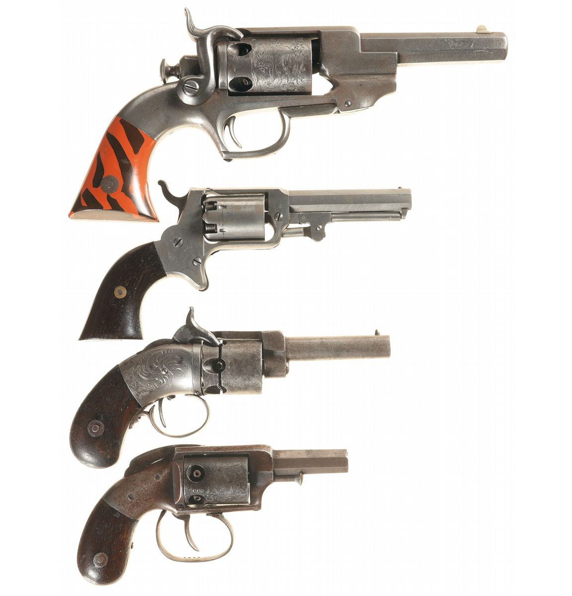Four Percussion Revolvers