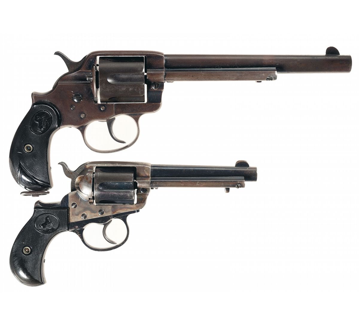 Two Colt Double Action Revolvers