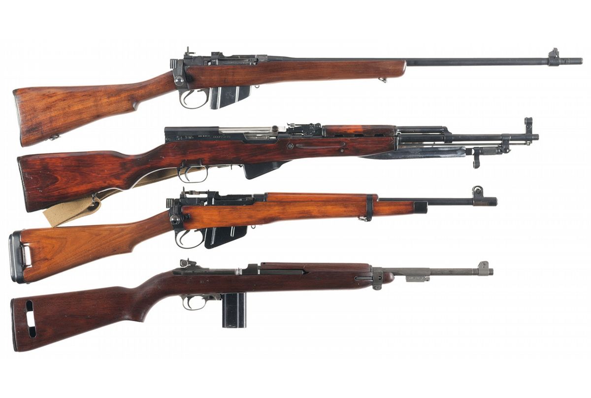 Four Military Long Guns