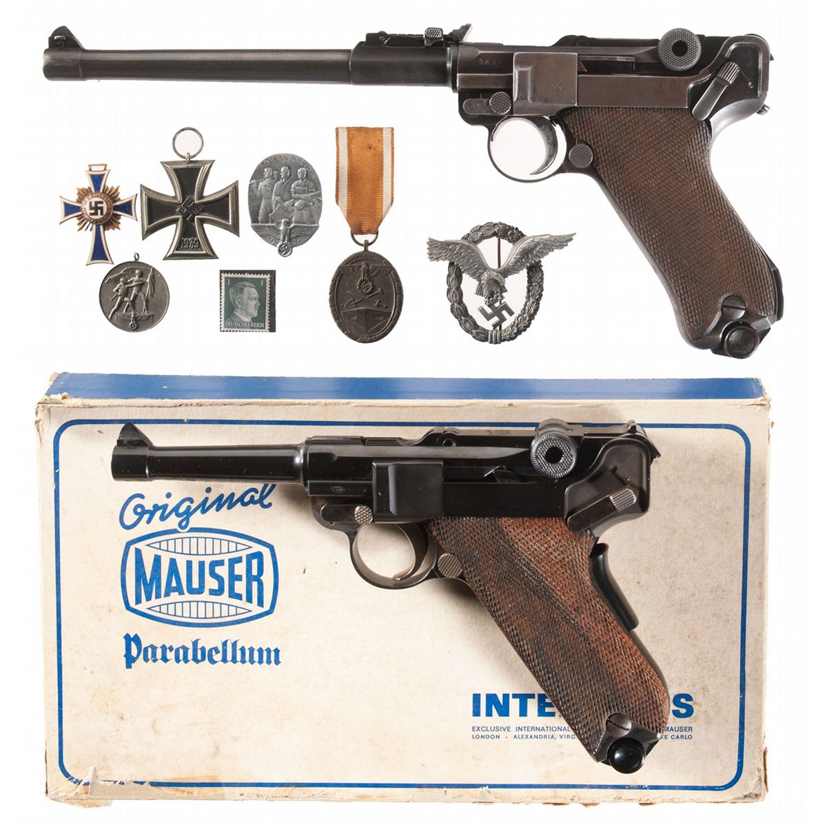 Two Luger Semi-Automatic Pistols