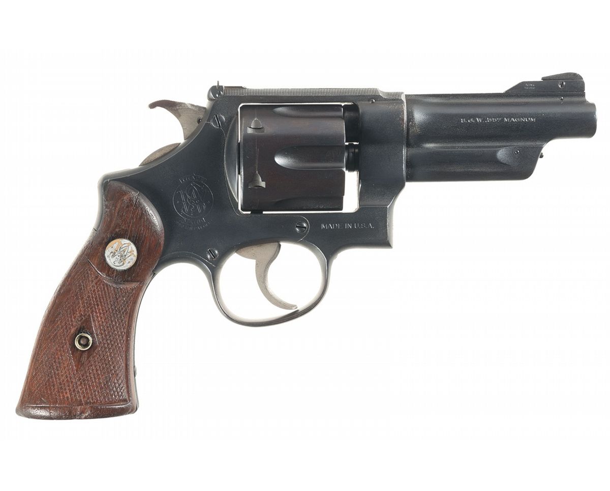 Smith & Wesson Registered Magnum Double Action Revolver with Custom ...