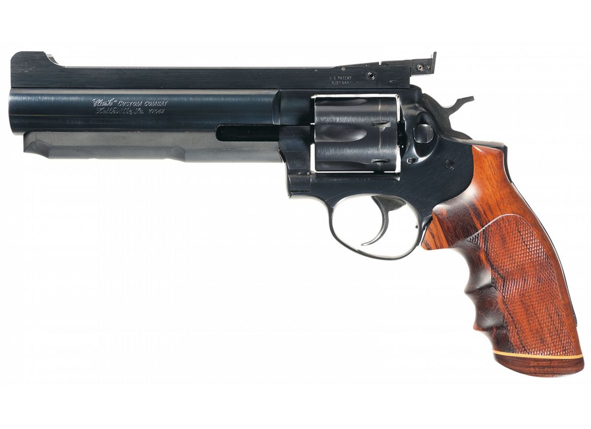 "Clark" Custom Combat Ruger Police Service-Six Target Revolver