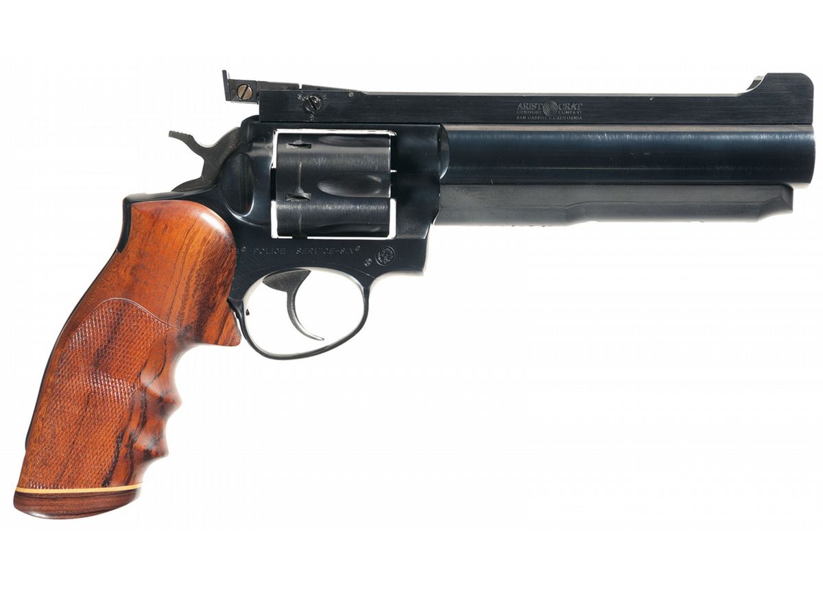 "Clark" Custom Combat Ruger Police Service-Six Target Revolver